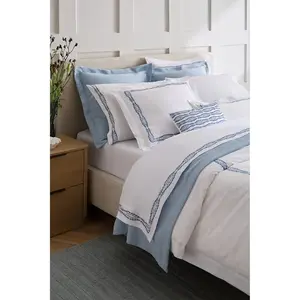 SFERRA X Scalamandre Cobblestones Coverlet, Full Queen - Sea