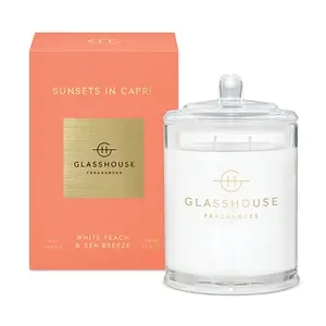 GLASSHOUSE FRAGRANCES Sunsets In Capri Triple Scented Candle, 13.4 Oz - No Color
