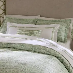 SFERRA X Scalamandre Cobblestones Duvet Cover, Full Queen - Willow