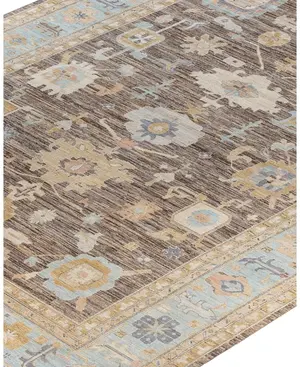 Bloomingdale'S Colorful Oushak M1945 Area Rug, 9'10 X 13'9