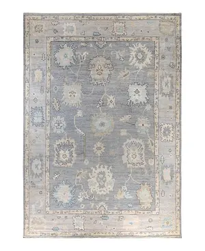 Bloomingdale'S Colorful Oushak M1945 Area Rug, 10' X 14 - Light/grey
