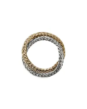 John Hardy Kami Chain Crossover Ring