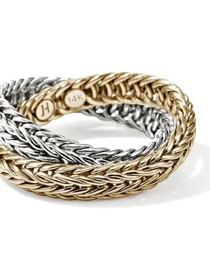 John Hardy Kami Chain Crossover Ring