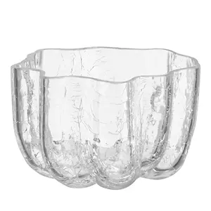 KOSTA BODA Crystal Crackle Bowl Votive - Clear