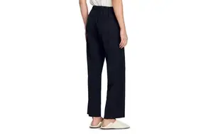 Sandro Wide Leg Trousers - Black
