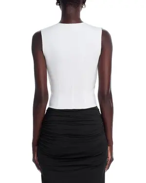 Aqua Ponte Top - White