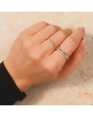 SHY CREATION 14k Yellow Diamond Ring