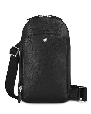 Montblanc Sartorial Leather Sling Bag - Black