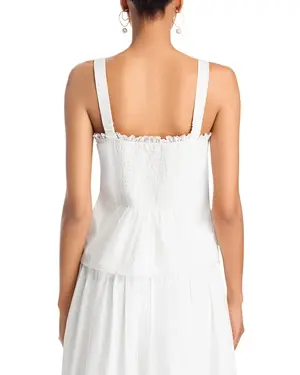 Aqua Lace Inset Tank Top