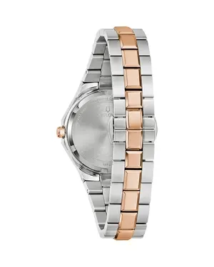 Bulova Prestige Two Tone Watch, 32mm - Silver/two Tone