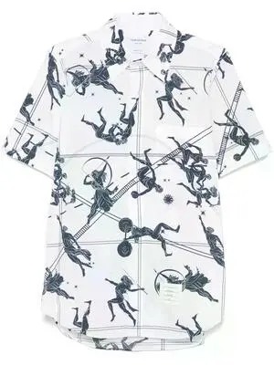 Thom Browne Illustration Shirt - White