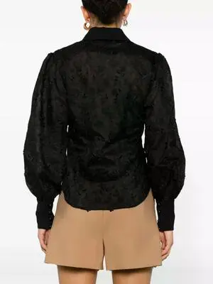 NISSA Floral-embroidered Shirt
