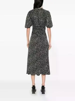 NISSA Polka-dot Maxi Dress