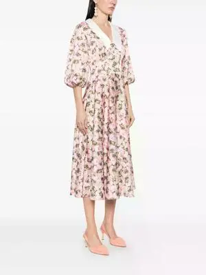 NISSA Floral Midi Dress