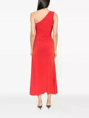 NISSA Floral-appliqué Maxi Dress