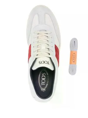 TOD'S Tabs Suede Sneakers - Neutrals