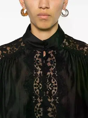 NISSA Lace-detail Blouse