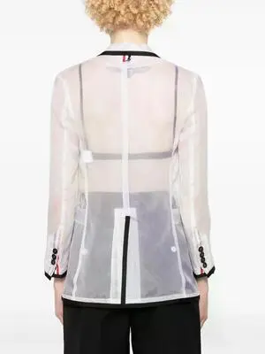 Thom Browne Semi-sheer Blazer - Neutrals