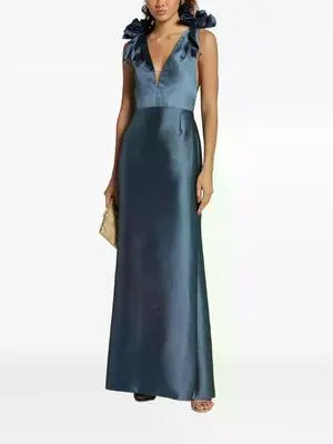 Marchesa Satin Gown