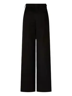STUDIO TOMBOY Wide-leg Trousers - Black