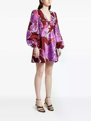 Aje Floral-print Mini Dress
