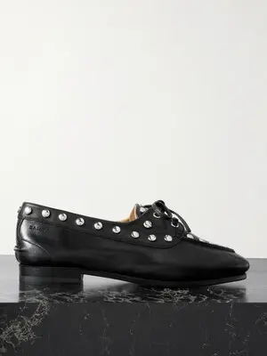 Bally Pathy Studded Leather Loafers