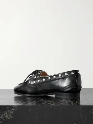 Bally Pathy Studded Leather Loafers