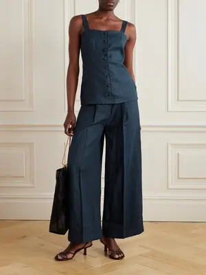 Faithfull The Brand Corbiere Linen Top
