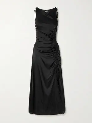 Ganni Tie Detailed Cocktail Dresses