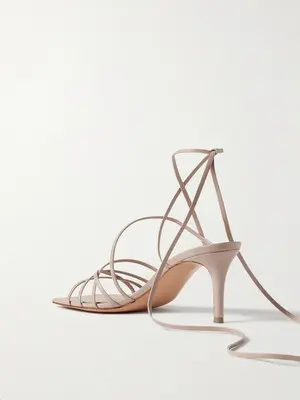 GIANVITO ROSSI 85 Leather Sandals