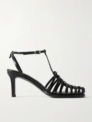 TOD'S Leather Caged Sandals
