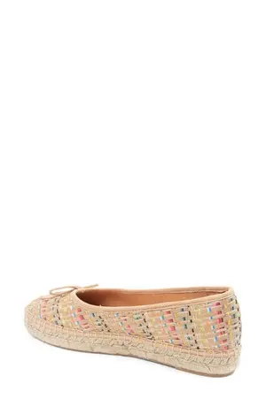 PATRICIA GREEN Sydney Ballet Flat - Rainbow Raffia