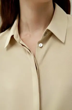 Lilysilk Graceful Button-up Silk Blouse