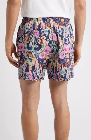 THE LAZY POET Ben Calypso Pajama Shorts