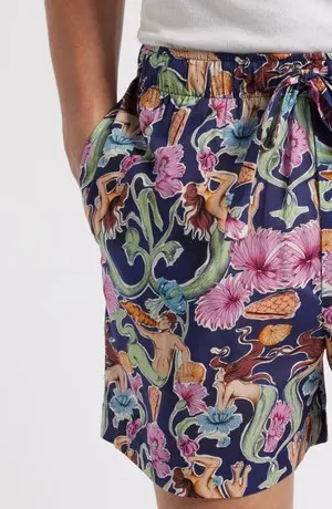 THE LAZY POET Ben Calypso Pajama Shorts