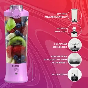 BLENDI X 24 Oz Bpa-free Rechargable Portable Blender