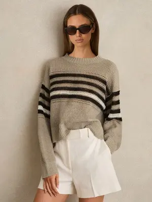 Reiss Crochet Sweaters For Women