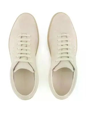 Giorgio Armani Suede Sneakers - Neutrals