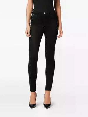 Philipp Plein High-waisted Jeans - Black