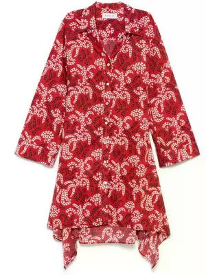 LANVIN Printed Midi Dress