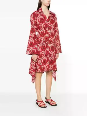 LANVIN Printed Midi Dress