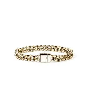 John Hardy Curb Chain Bracelet 7mm - Gold