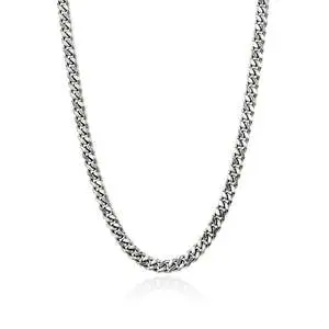 John Hardy Curb Chain Necklace 7mm - Sterling Silver