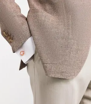 BABETTE WASSERMAN LONDON Rose Gold-plated Mother-of-pearl Cufflinks