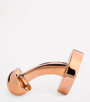 BABETTE WASSERMAN LONDON Rose Gold-plated Mother-of-pearl Cufflinks