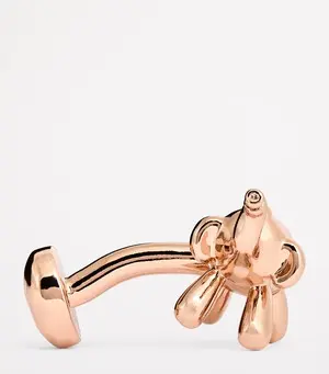 BABETTE WASSERMAN LONDON Rose Gold-plated Elephant Cufflinks