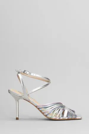 WERNER Leather Sandals - Silver