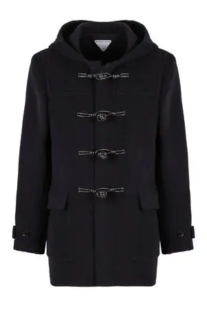 Bottega Veneta Wool Duffle Coat - Blue