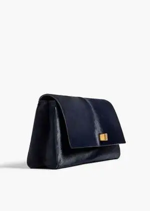 Khaite Audrey Clutch - Midnight Navy