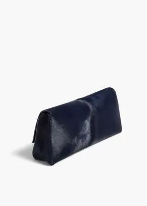 Khaite Audrey Clutch - Midnight Navy